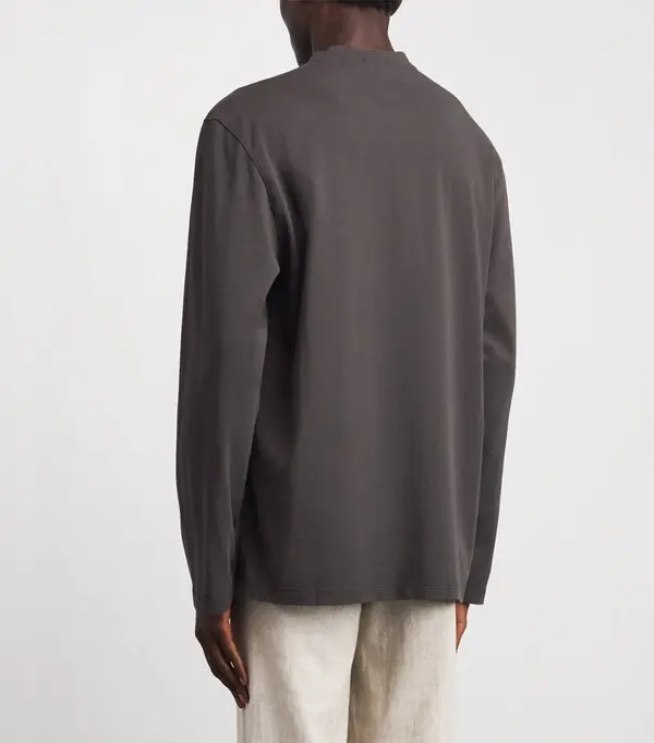 Barena Venezia Cotton Jersey Henley Top