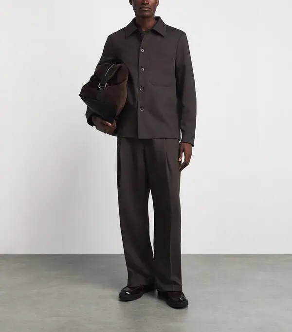 Barena Venezia Virgin Wool Pleated Trousers
