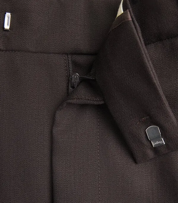 Barena Venezia Virgin Wool Pleated Trousers