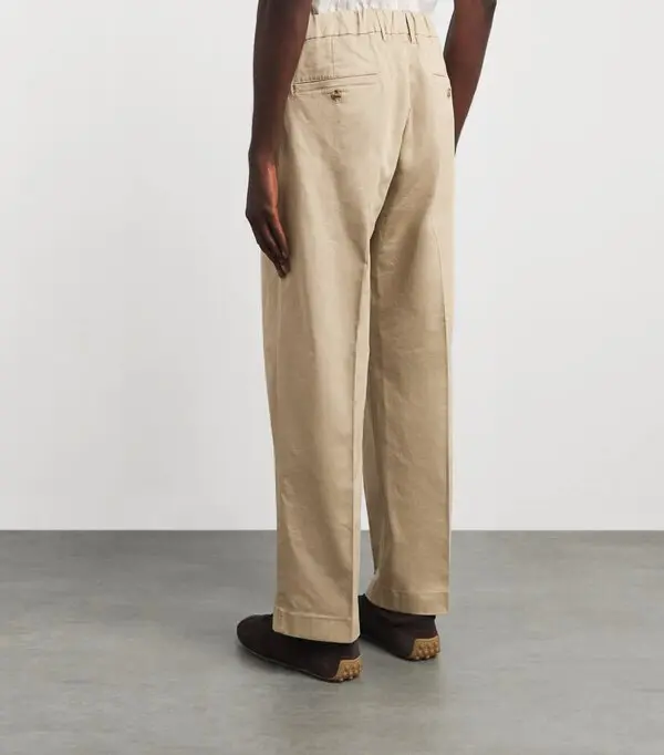 NN.07 Stretch-organic Cotton Kay Pleated Trousers