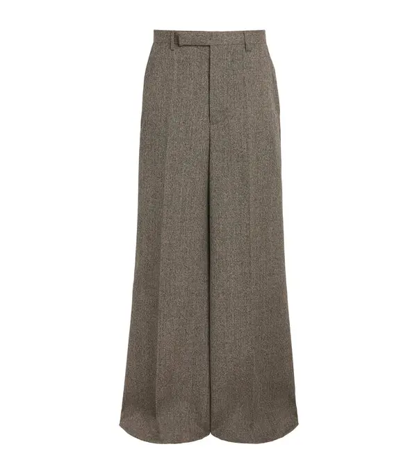Rick Owens Wool Wide-leg Trousers