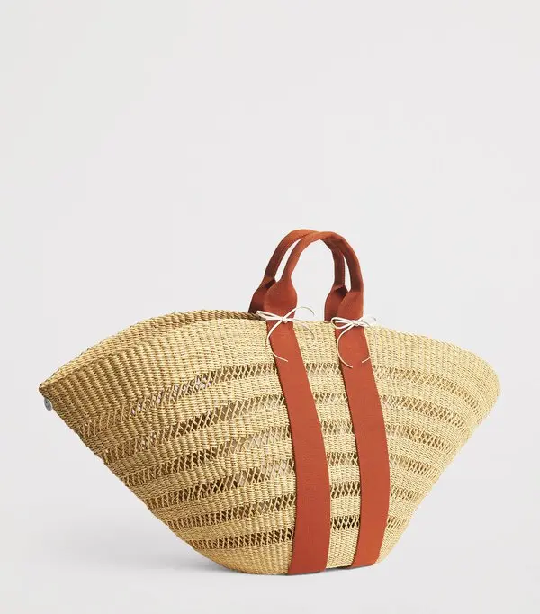 Muuñ Maxi Straw Sophie Tote Bag
