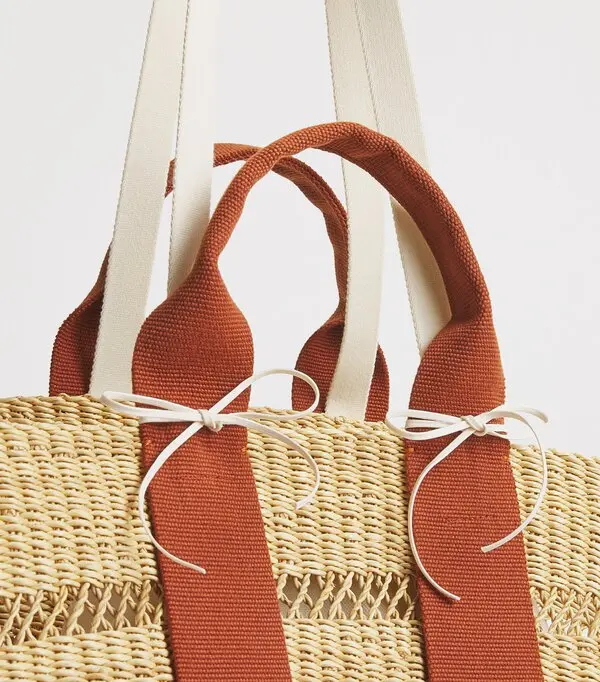 Muuñ Maxi Straw Sophie Tote Bag