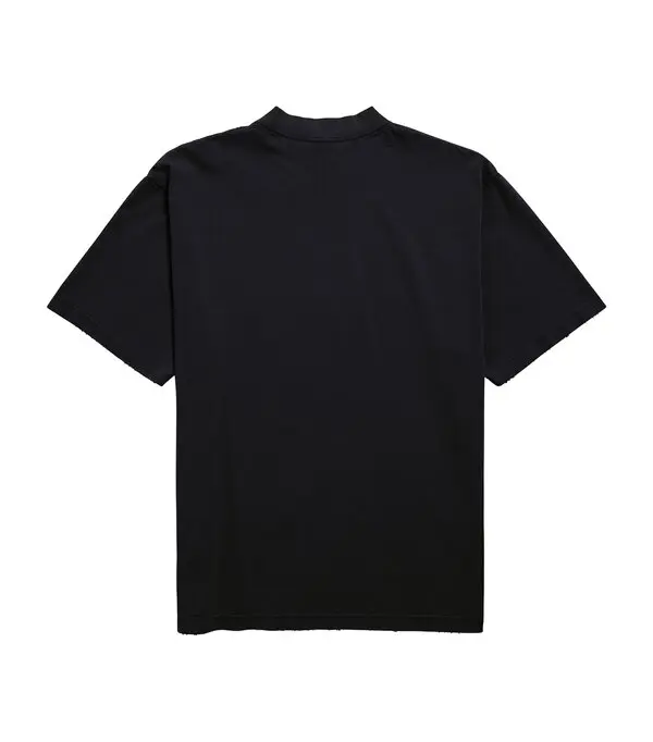 Balenciaga Cotton Messy Spray T-shirt