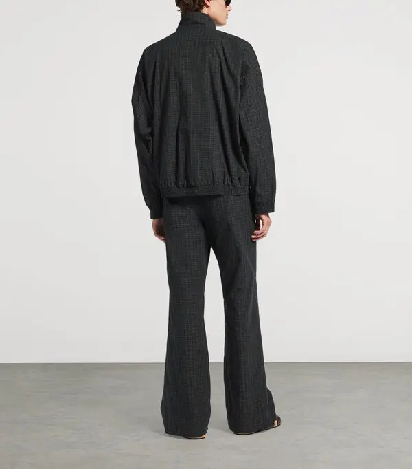 Balenciaga Cotton Check Track Sweatpants