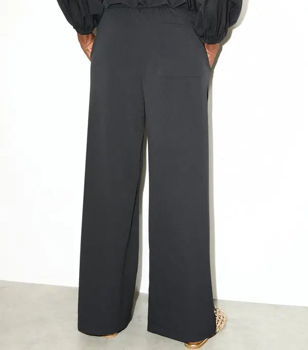 Max & Co. Technical Jersey Wide Leg Trousers