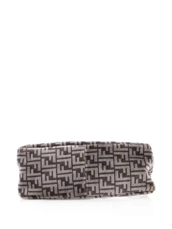 Fendi O'lock Zip Shoulder Bag - Grey