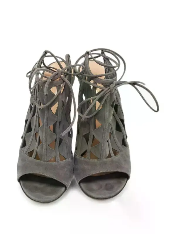 GIANVITO ROSSI Maxine Cut-out Heeled Sandals