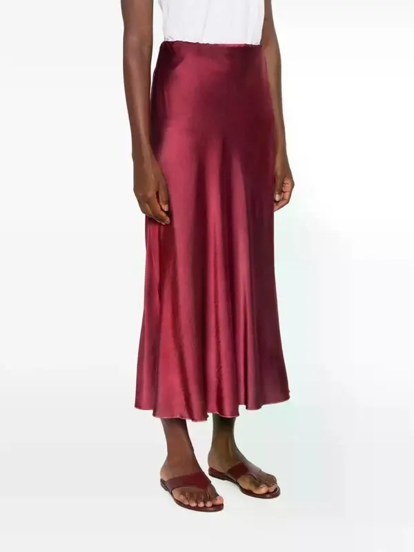 Avant Toi Elasticated Waist Midi Skirt