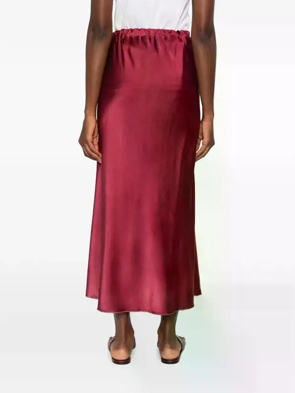Avant Toi Elasticated Waist Midi Skirt