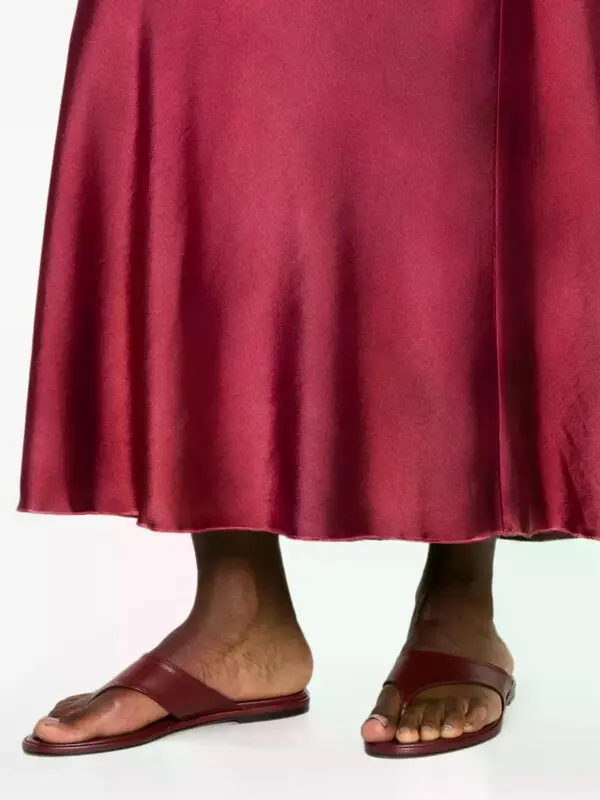 Avant Toi Elasticated Waist Midi Skirt