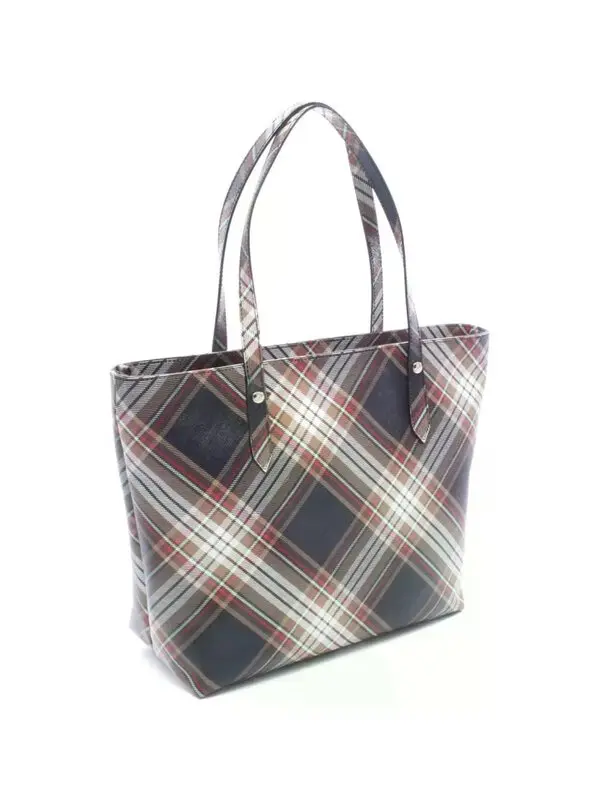VIVIENNE WESTWOOD Tartan Tote Bag