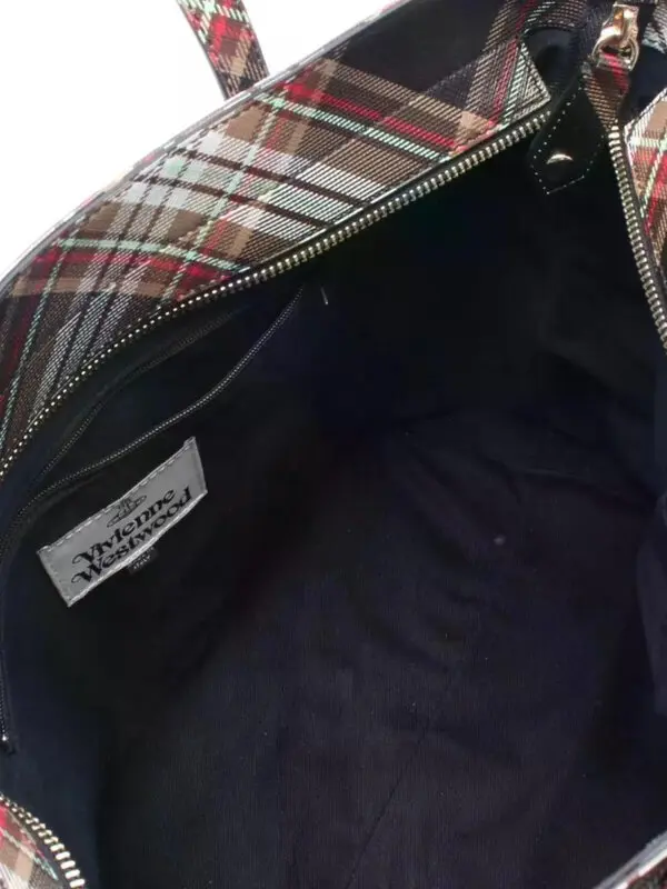VIVIENNE WESTWOOD Tartan Tote Bag