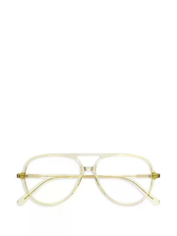 Valentino Garavani Pilot-frame Glasses - Neutrals