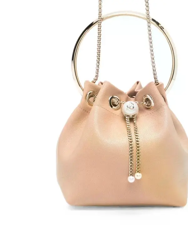 JIMMY CHOO Bon Bon Bucket Bag - Neutrals
