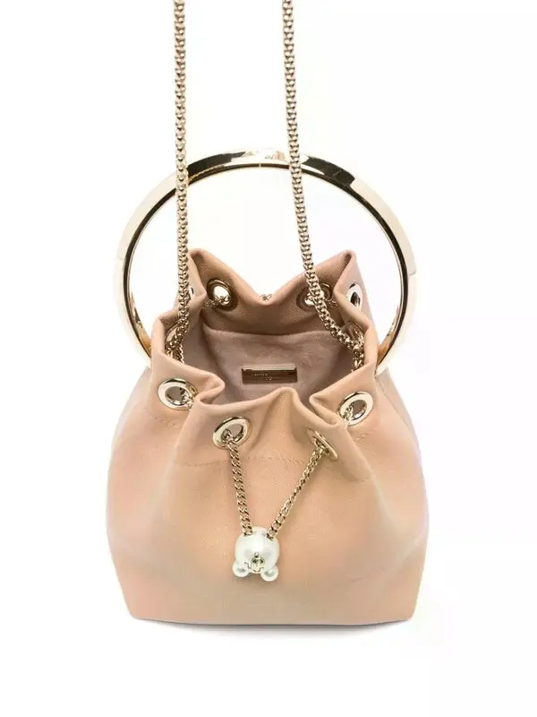 JIMMY CHOO Bon Bon Bucket Bag - Neutrals