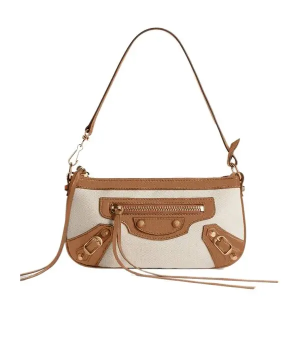 Balenciaga Le City Pouch On Strap - Beige/camel