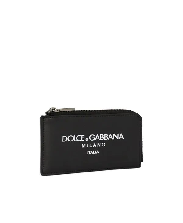 Dolce & Gabbana Dolce Gabbana Logo Printed Zipped Card Case