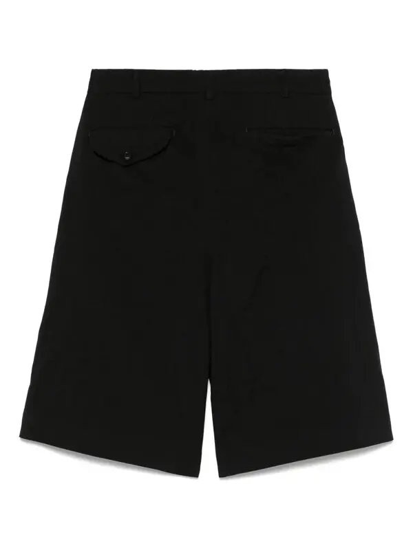 Comme Des Garçons Twill Pleated Shorts