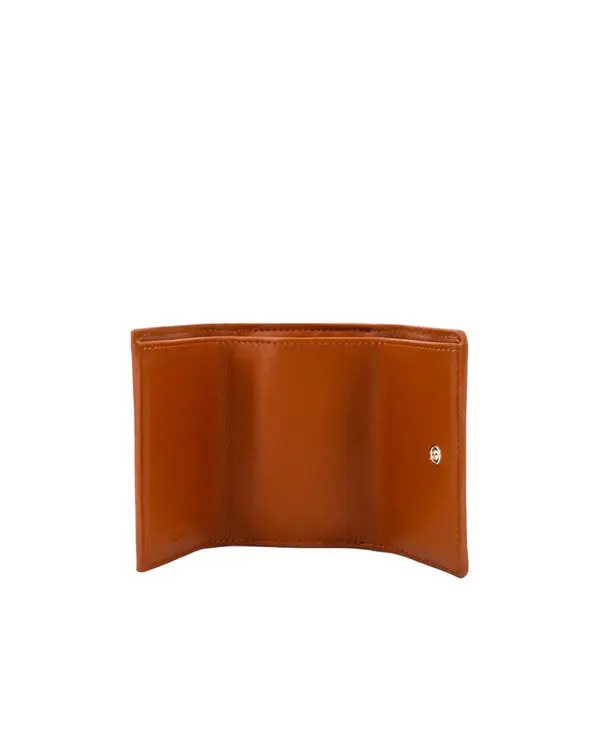 Chloé Logo Embroidered Tri-fold Wallet