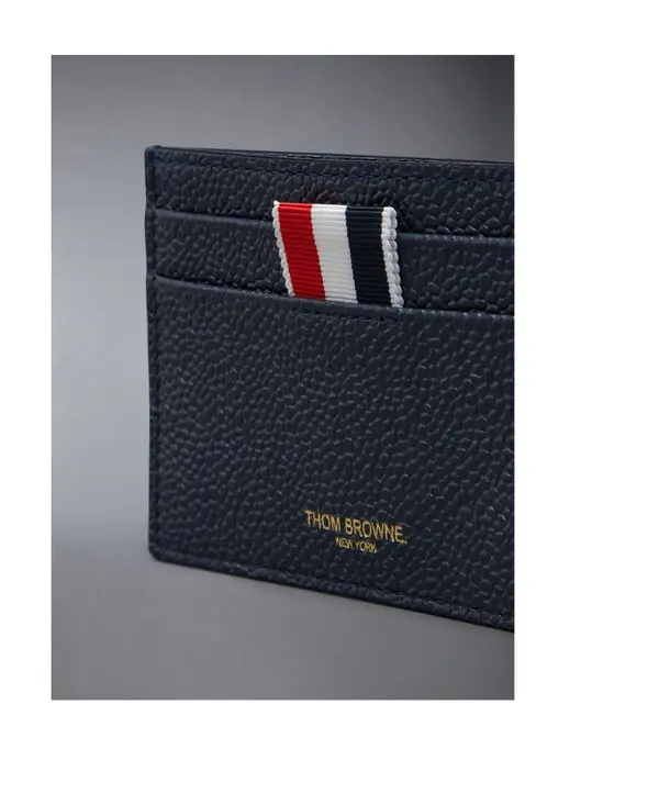 Thom Browne Pebbled-leather Card Holder