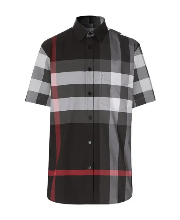 Burberry Checked Short-sleeve Shirt