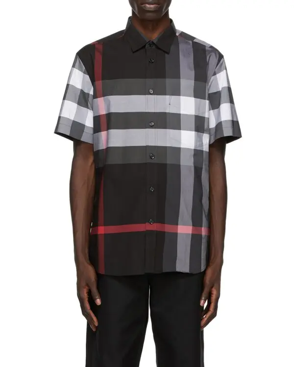 Burberry Checked Short-sleeve Shirt