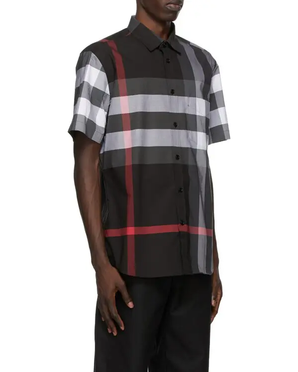 Burberry Checked Short-sleeve Shirt