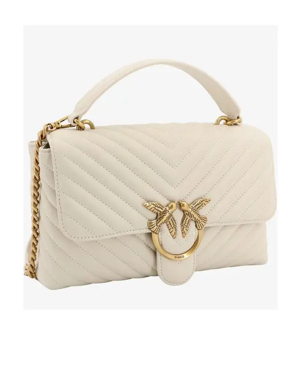 Pinko Chevron Logo Plaque Crossbody Bag