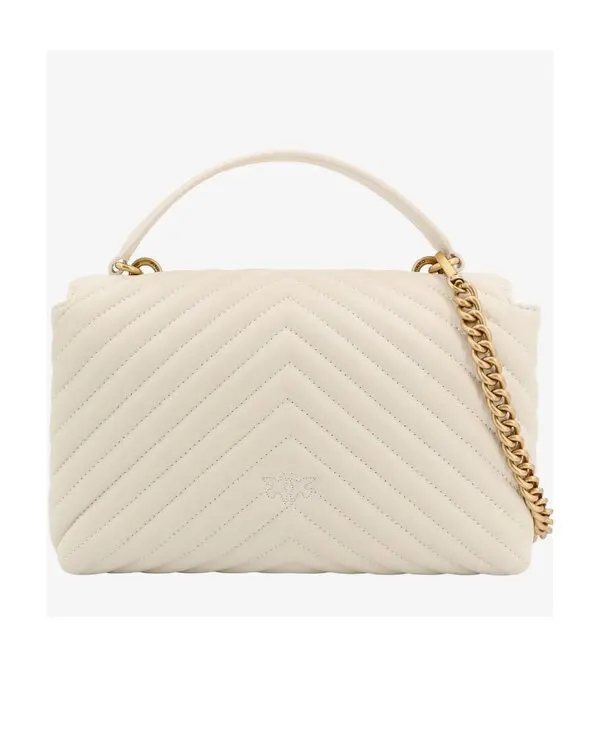 Pinko Chevron Logo Plaque Crossbody Bag