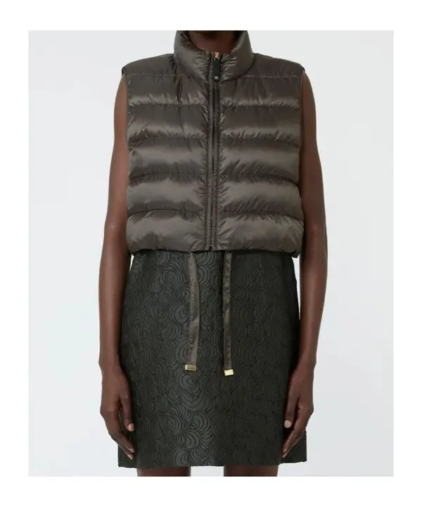 Max Mara Quilted Drawstring-hem Gilet