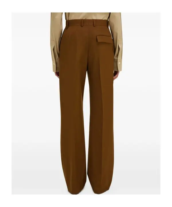FERRAGAMO Herringbone Slim-fit Trousers