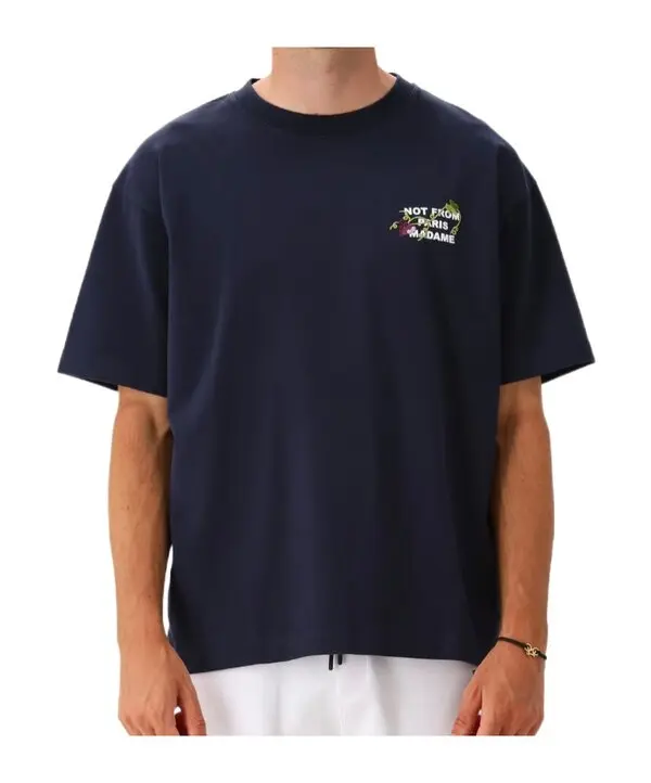 Drole De Monsieur Short-sleeves T-shirt - Navy