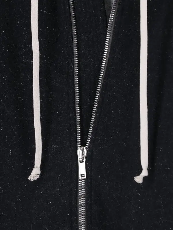 Rick Owens Long-sleeved Hooded Sweatshirt