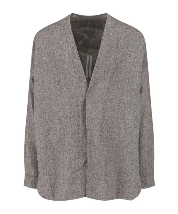 Rick Owens V-neck Long-sleeved Casual Jacket