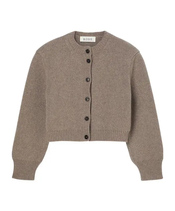 RÓHE Single-breasted Sweater - Gray