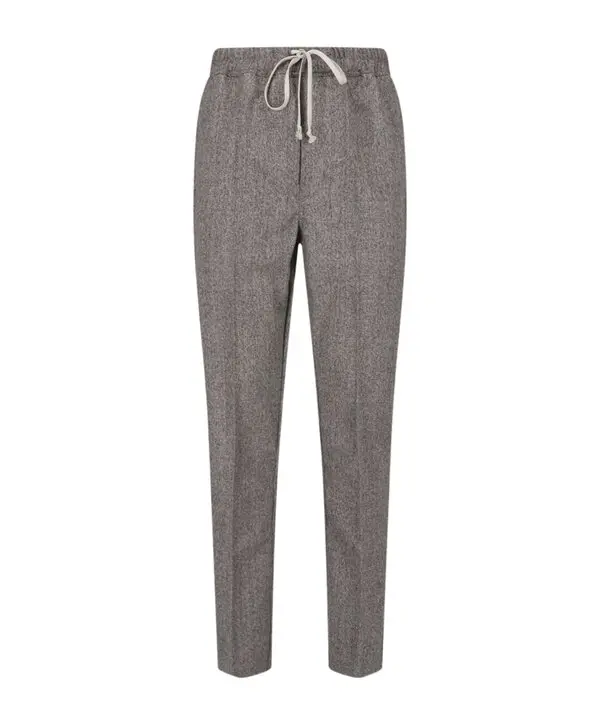 Rick Owens Drawstring Casual Pants - Gray