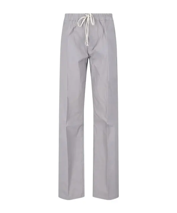 Rick Owens Drawstring Casual Pants - Gray