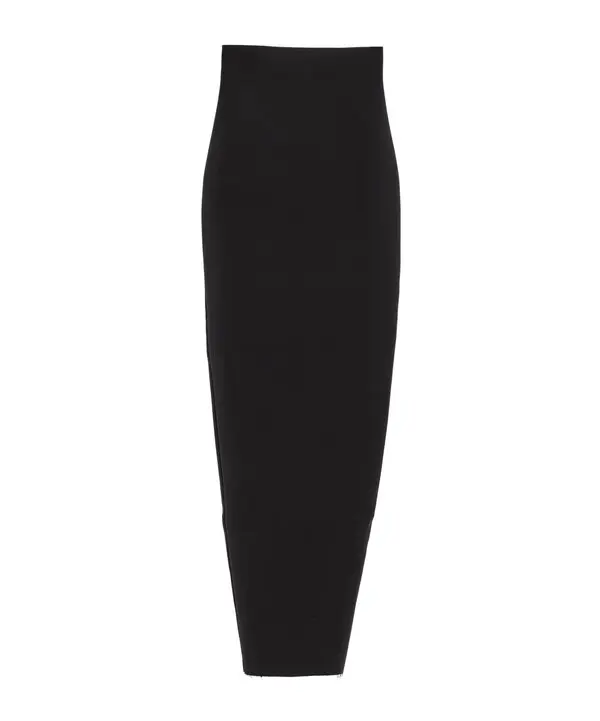 Rick Owens Zipper Skirt - Black