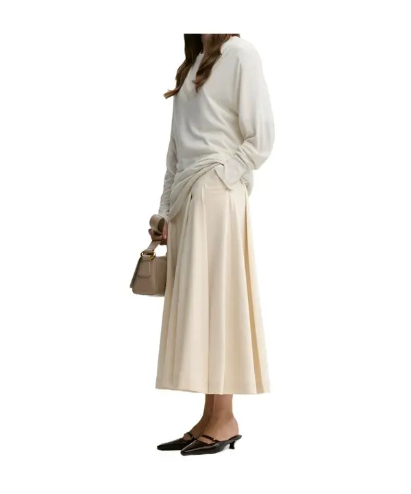 BY MALENE BIRGER Edena Pleated Midi Skirt