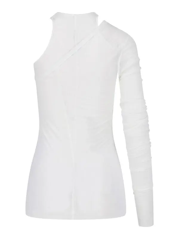 Rick Owens Asymmetrical Cut Out Top - No