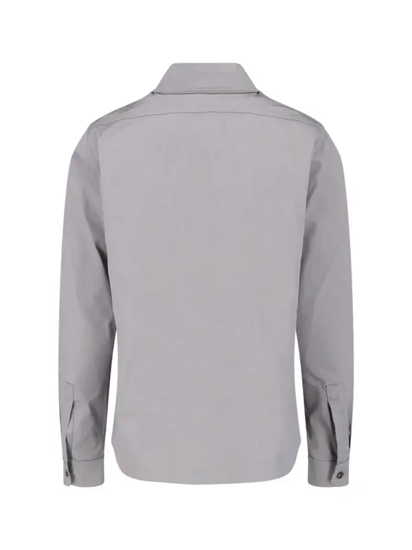 Rick Owens Collared Long-sleeved Shirt