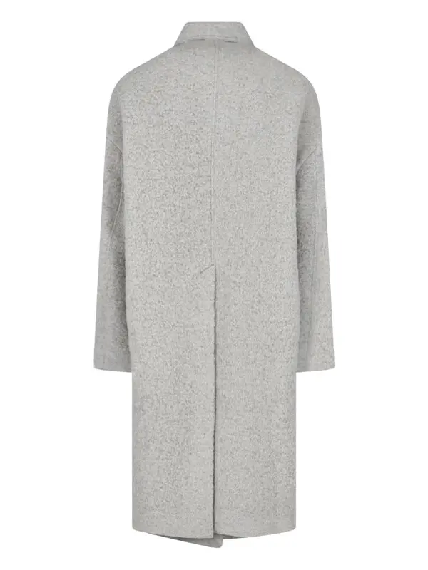 Rick Owens Brad Button-up Wool Coat