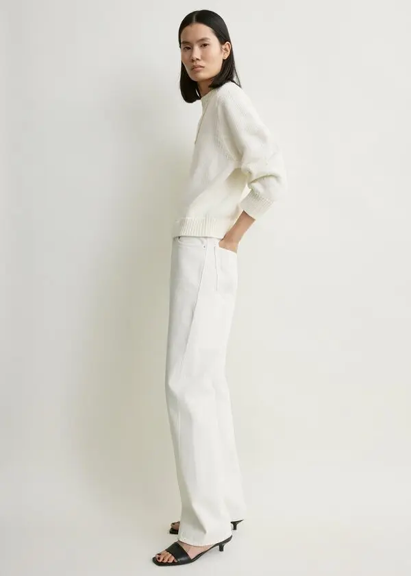 TOTEME Oversized Crew Knit Sweater