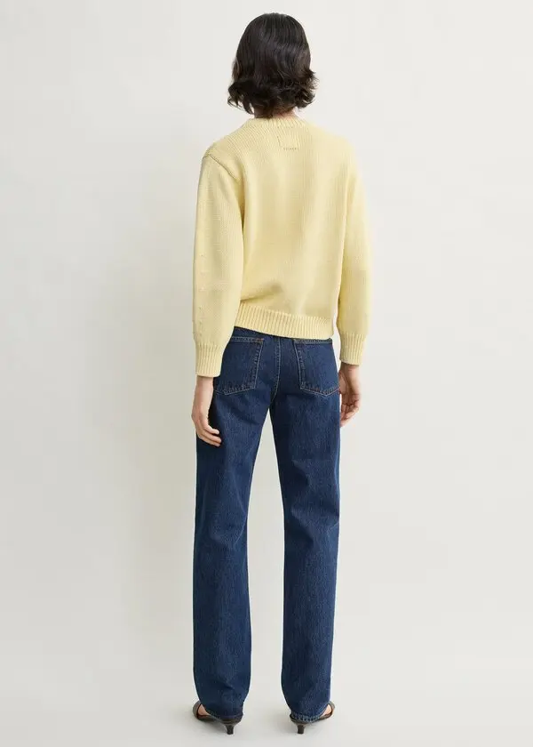TOTEME Oversized Crew Knit Sweater