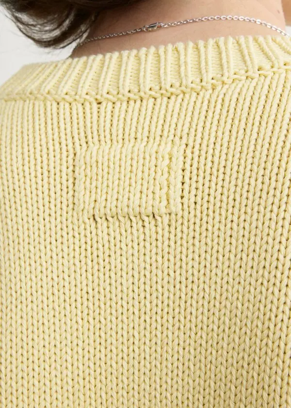 TOTEME Oversized Crew Knit Sweater