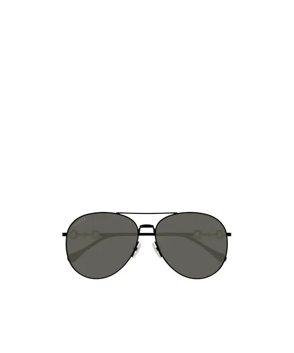 Gucci Aviator Frame Sunglasses - Black