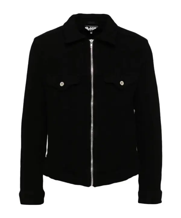 Comme Des Garçons Zip-up Jacket - Black