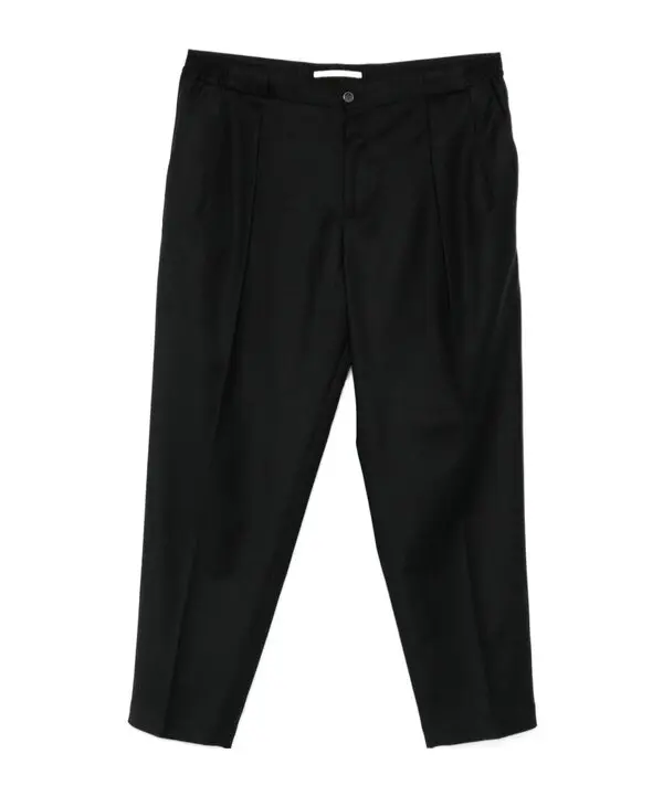 BRIGLIA 1949 Pleated Details Casual Pants - Black