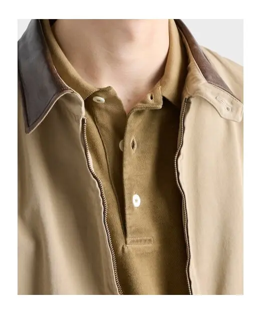 Prada Garment-dyed Cotton Polo Shirt